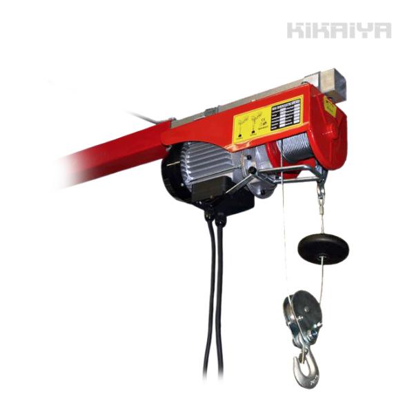 【仕様・状態】■電源:AC100V 50/60Hz 510W■本体重量:11kg■最大能力:200kg 定格 160kg■操作コード長さ:6メートル■電源コード:1.3メートル■ワイヤー:直径3.0mm■サイズ:幅 340×高さ 160×奥...