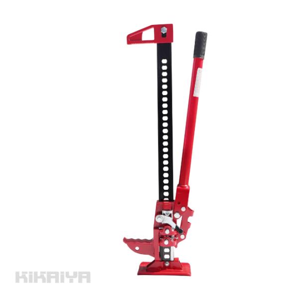 【仕様・状態】■本体重量:10.5kg■サイズ:最低位〜最高位／110〜665mmバー全長／630mm（径 35mm）爪全長／105×37mm■材質:鉄■耐荷重:3トン■梱包箱サイズ:885x255x145mm（梱包重量 11.1kg）【注...