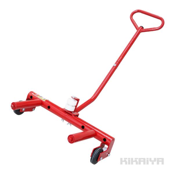 【仕様・状態】■本体重量:13.5kg■耐荷重:150kg■ローラーサイズ:Φ50×220mm■調節幅:内寸240〜570mm（3段階）■適応タイヤ外径:350〜1000mm■梱包箱サイズ:730×325×140mm（梱包重量14.4kg）...