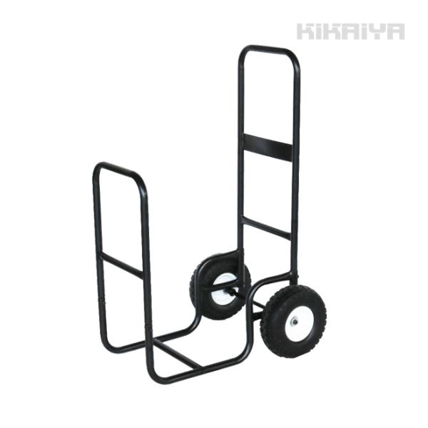 【仕様・状態】■本体重量:9.5kg ■材質:スチール ■パイプ太さ:Φ25m ■タイヤ:Φ255×幅 80mm ■耐荷重:120kg ■梱包サイズ:920×380×120mm【商品説明】・薪などを楽に持ち運べる、ログカートです ・軽量なが...