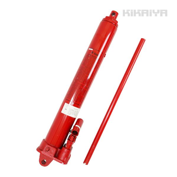 【仕様・状態】■ストローク:490mm■能力:8トン■本体重量:14.8kg■ロッドサイズ:ボルト穴径 16.5mm/ロッド径 32mm■下部取付サイズ:穴径 17.5mm/幅 約46mm■梱包箱サイズ:160×680×150mm（梱包重量...