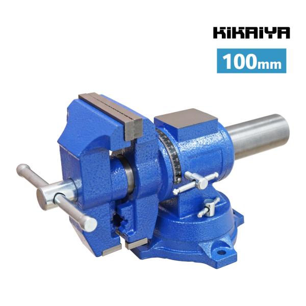 【仕様・状態】■本体重量:9.4kg■口幅:100mm■最大開口:100mm■口の深さ:60mm■最大締圧力:15kN■梱包箱サイズ:365×190×205mm※固定用ボルトは付属しません※入荷時期により本体色やデザインが変更になる場合があ...