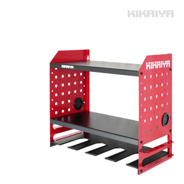 【仕様・状態】■本体重量:7.1kg■材質:スチール（厚み約1.75mm）■最大耐荷重:約30kg■付属品:ネジ/アンカー　各4本■梱包箱サイズ:515×250×90mm　梱包重量7.4kgお客様での組み立てが必要な商品です【ご注意】壁に取...