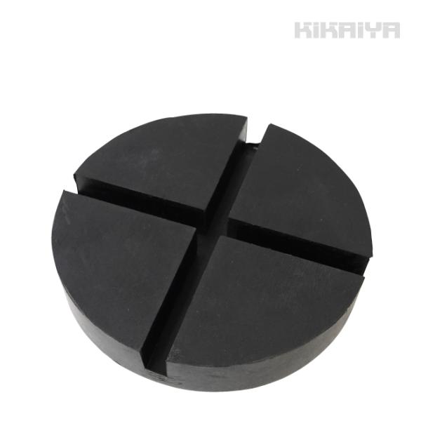 【仕様・状態】■サイズ:外径φ138×高さ45mm（溝:幅10×深さ18mm）他画像参照■重量:740g■材質:硬質ゴム■耐荷重:約3トン＊使用するジャッキのサドルサイズをご確認の上、ご購入ください本品は汎用サイズですので、お客様自身でご判...