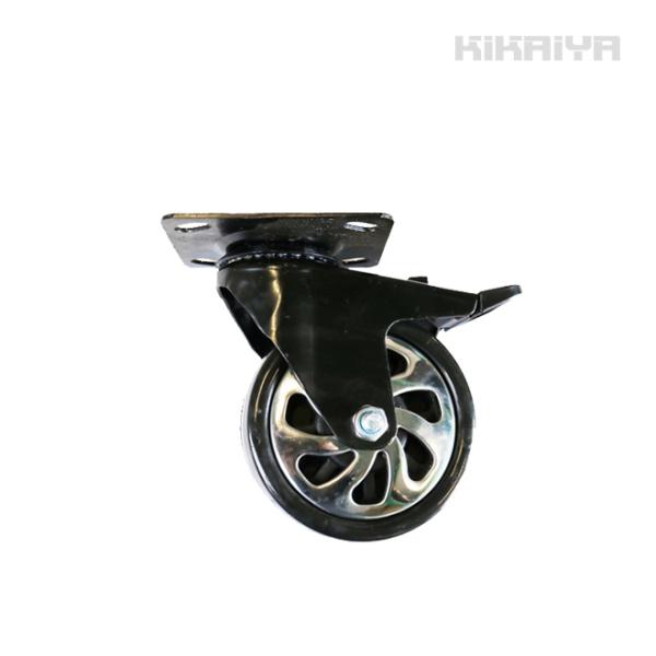 【仕様・状態】■キャスターサイズ:直径 125×幅 50mm■キャスター:樹脂（PP）車輪■耐荷重:100kg／1個■取り付け穴ピッチ:85x75mm■対象キャビネット:・ キャビネット7段 オレンジ サイドテーブル付き（TB-7S-OB）...