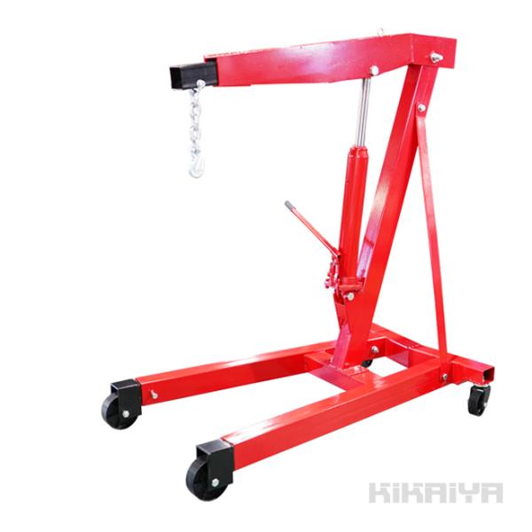 【仕様・状態】■本体重量:約118kg■実使用荷重:ビーム最小伸長時／1000kgビーム最大伸長時／600kg■ハンドル長さ:545mm■キャスター素材:前方：鉄製固定キャスター後方：鉄製自在キャスター■梱包箱サイズ:計3箱ベース／815×...