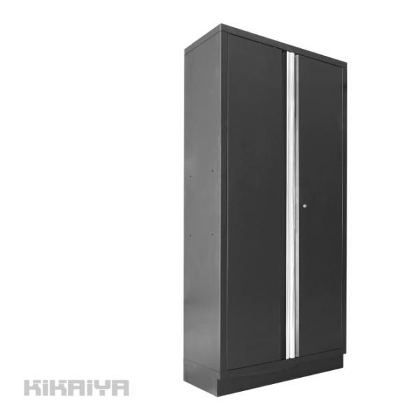 【仕様・状態】■セット内容（重量）:・両開きロッカー（88kg）×1・連結金具（1.5kg）×1■総重量:約90kg■材質:本体／スチール扉取っ手／アルミ■梱包箱サイズ:・両開きロッカー 1990×565×315mm・連結金具 1430×4...