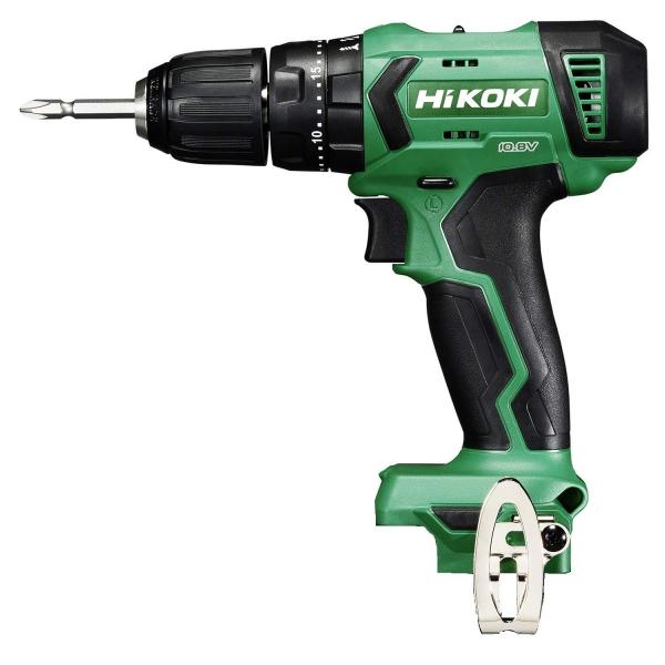 HiKOKI　10.8Vコードレス振動ドライバドリル　DV12DA(NN)2018年10月【日立工機→HiKOKI(ハイコーキ)】へブランド名が変わりました。【セット内容】本体×1※ビットは別売りです※こちらの商品は本体のみです。　バッテリ...