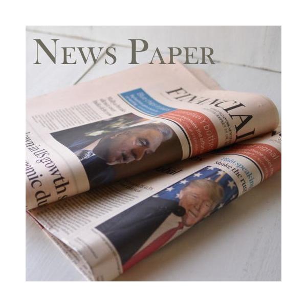 【未使用イギリス英字新聞 約500枚セット】梱包・緩衝材・発送用に使いやすい薄手タイプです。フィナンシャル・タイムズ（英国紙）のサーモンピンク色が特徴の英字新聞です。割れ物の梱包や商品の発送時に、そのまま緩衝材としてお使いいただけます。未使...