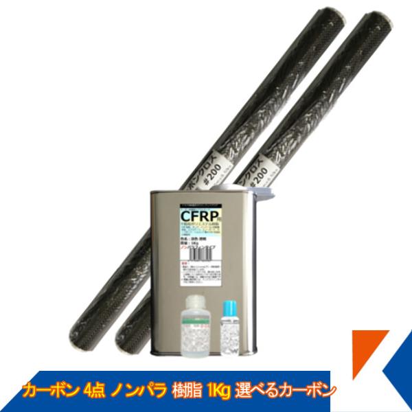 【商品明細】・カーボンクロス用ポリエステル樹脂：1Kg×1缶　　淡色の透明(完全透明ではありません。）　（全光線透過率（積層補修）94.5％）　ノンパラフィン・硬化剤（透明）：20ml×1本・空気遮断剤　　：50ml・カーボンクロス：#20...