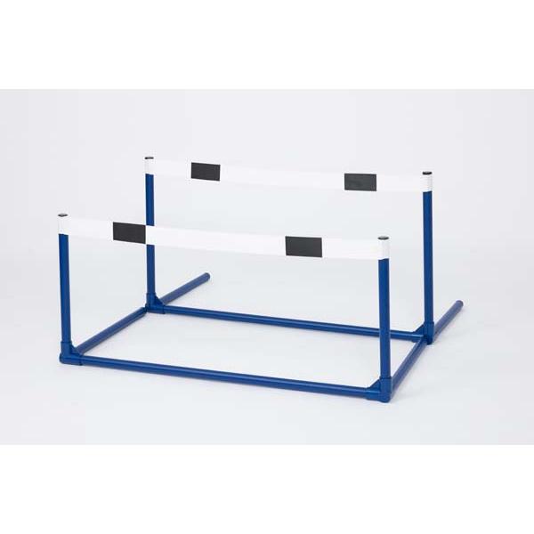 個人宅様への配送が不可の為、お届け際は屋号でお願いいたします。陸上　ハードルぶつかっても痛くない、ゴムバー使用の入門ハードル。ゴムバーを付け替えて高さ44cm、52cmに変更可能。●寸法/幅100cm×奥行44(52)cm×高さ52(44)...