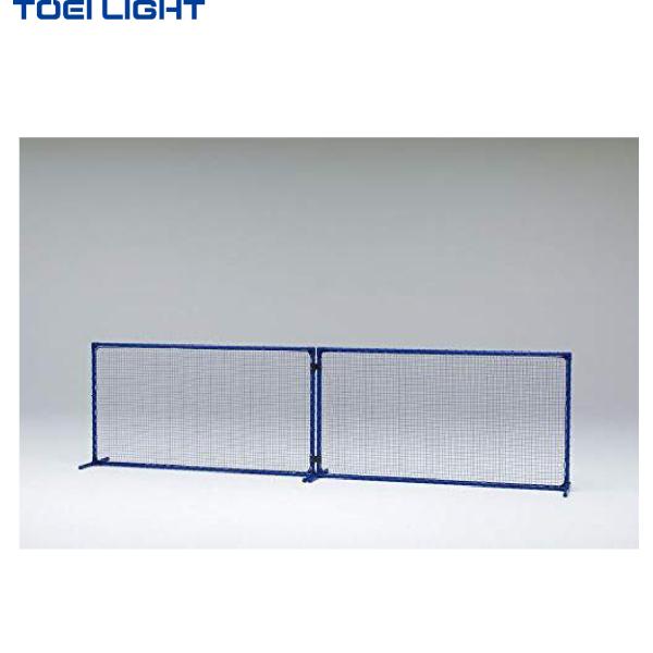 個人宅様への配送が不可の為、お届け先は屋号でお願いいたします。●サイズ/幅400×高さ107×奥行50cm●重さ/9kg●材質/スチール入り非塩ビ樹脂コートパイプ(直径28mm)、ネット/ポリエチレン440T/36本(2.5cm目)●2台連...