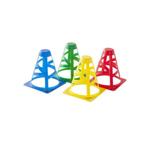 スクエアのベースの四隅に固定用の穴を付けたので飛ばされない様に止める事も可能●幅13.6cm×奥行13.6cm×高さ15cm ●重量：32g （個） ●材質：ポリエチレン ●赤　単色10個組 　●台湾製●送料：+ランクこちらの商品はお取り寄...