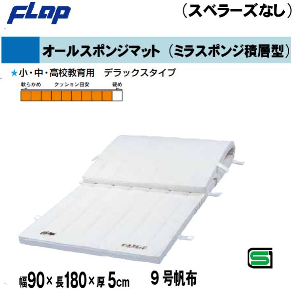 個人宅様への配送が不可の為、お届け先は屋号でお願いいたします。小・中・高校教育用　デラックスタイプ　マットの沈みが少なく、着地の安定と軽量なマット【特徴】合成スポンジ40mmとミラスポンジの三層式クッションマットです。　　　　クッション性に...