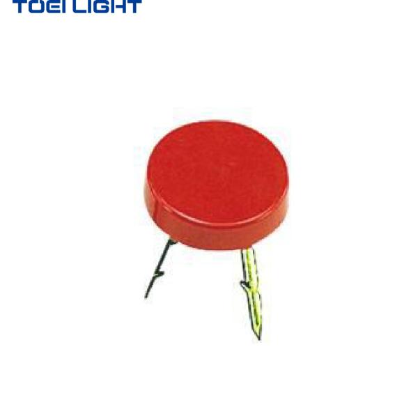 個人宅様への配送が不可の為、お届け先は屋号でお願いいたします。●単位/1ヶ●サイズ/マーク:直径8cm（厚さ2cm）、金具:約13cm●重さ/150g●材質/マーク:PVC、金具:スチール（クロムメッキ仕上、返し付き）●日本製●送料/20個...