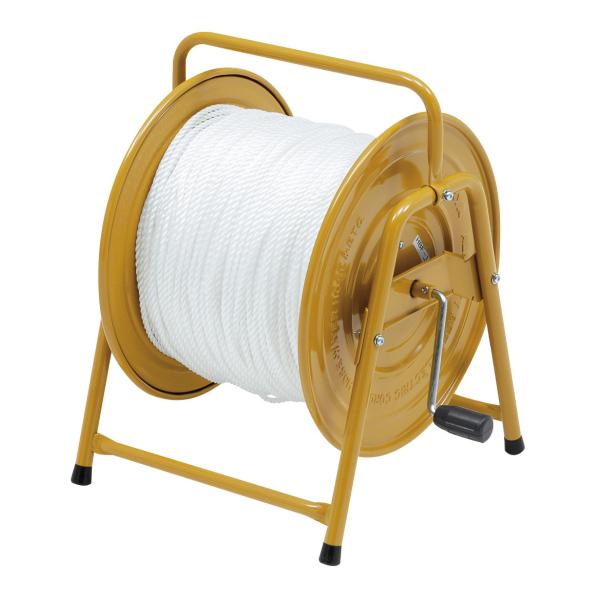 ●ロープ別売り●幅44×奥行40×高さ50ｃｍ●5ｋｇ●主材：スチール●6〜7ｍｍロープ400ｍ、9〜10ｍｍロープ200ｍ巻取可能●送料無料 ※沖縄・離島は別途送料がかかります　