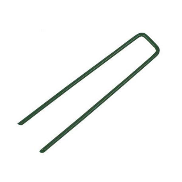 【商品説明】人工芝や防草シートを路盤と固定する際に使用するU字ピンです。頑丈で安定感のあるスチールを採用し、線径を通常のΦ3.0mmからΦ4.0mmにすることで、高強度に。さらに、緑色に塗装し、目立ちにくくしました。※塗装が剥がれる可能性が...