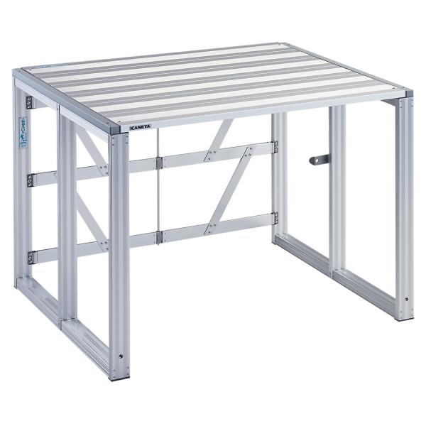 個人宅様への配送が不可の為、お届け先は屋号でお願いいたします。全日本代表チーム合宿地にて採用折りたたみヒンジ部もアルミ製で軽量丈夫です。折りたたみ可能で合宿等遠征地にも持ち運びができます。●サイズ：幅95.3cmx高70cmx奥90cm　●...