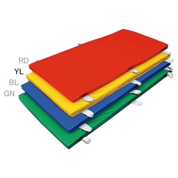 個人宅様への配送が不可の為、お届け先は屋号でお願いいたします。●サイズ：幅90cm×高180cm×厚5cm●色：黄●材質＝外被：ナイロン、中身：半硬質ウレタン●裏面すべり止め付●日本製●送料無料※沖縄・離島は運送の都合上販売不可こちらの商品...