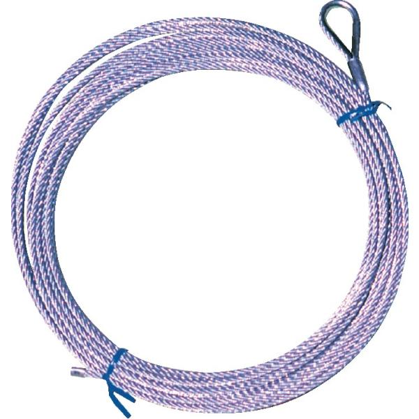 硬式テニス用　スチール製　ワイヤーロープ●太さ６ｍｍ×長さ１５ｍ●重量：２ｋｇ●送料無料※沖縄・離島は運送の都合上販売不可