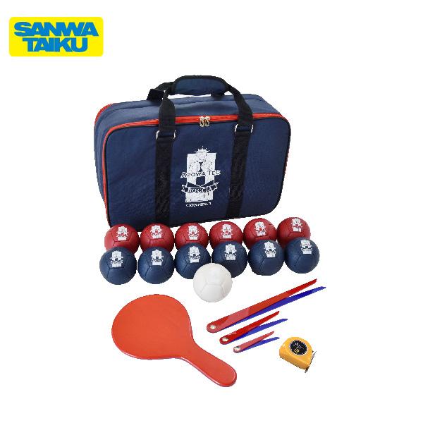 ●ボッチャボール13個（白×１、赤×６、青×６）●収納バッグ、審判具（パドル、キャリバー（大・中・小）、メジャー）●送料別途見積