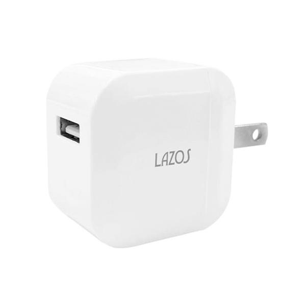 折り畳み式プラグなので持ち運びに便利！1ポートAC充電器。購入単位：1個配送種別：在庫品Yahoo 通販 4571414154048 3L0309 L-2.1AC L2.1AC L-2.1 L2.1 リーダーメディアテクノ LAZOS AC...