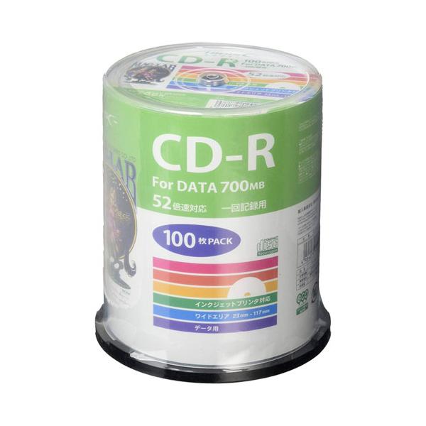 データ記録用のCD-Rです。購入単位：1個配送種別：在庫品Yahoo 通販 4984279110027 3S0358 磁気研究所 ハイディスク CD-R データ用 52倍速対応 52倍速 700MB 700メガ 100枚入 HDCR80GP...