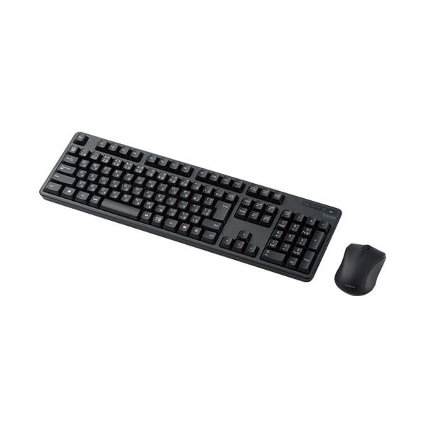 無線マウス付きで、デスク周りをすっきり使える無線フルキーボード。購入単位：1セット配送種別：在庫品Yahoo 通販 4549550107884 4E3006 エレコム ELECOM えれこむ 無線フルキーボード＆マウス TK-FDM106M...