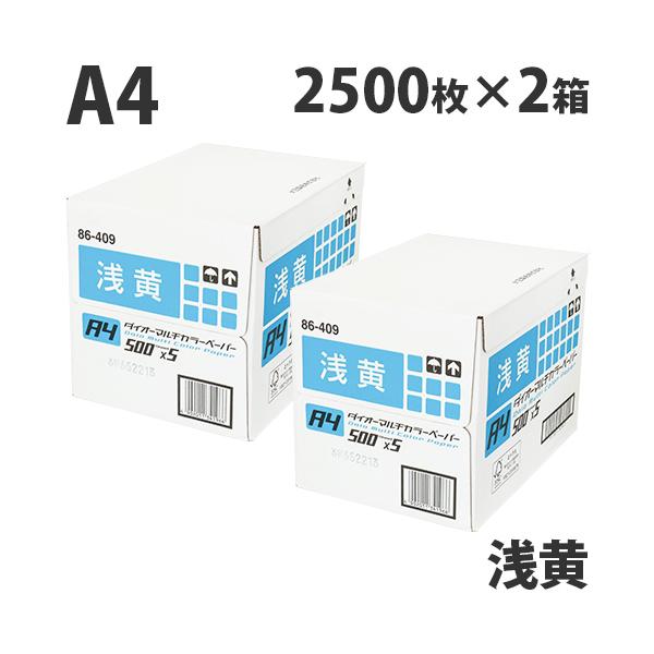 地球にやさしいFSC認証カラーペーパー。チラシ・掲示物・案内状等用途は様々。軽オフセット印刷にも対応した高品質＆低価格を実現したカラーコピー用紙。購入単位：1セット(500枚×5冊×2箱)配送種別：在庫品Yahoo 通販 490201134...