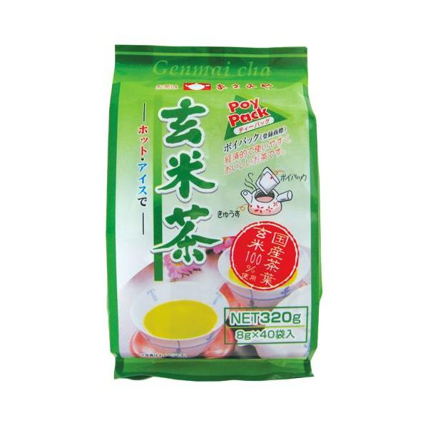 購入単位：1袋(40P)配送種別：在庫品食品飲料・産直グルメ 日本茶 ティーバッグ玄米茶・ほうじ茶 あさみや げんまいちゃてぃーぱっく 8g×40P sy0061 9C1058 玄米茶 ポイパックティーバッグ 8ｇ 40 玄米 緑茶 げんま...