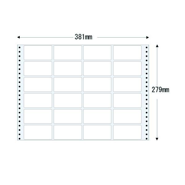 ナナフォーム、タックフォームラベル(連続ラベル)、レギュラータイプ購入単位：1箱(500折12000枚)配送種別：直送品 代引不可 返品不可 配送日時指定不可Yahoo 通販 OA用紙 ラベル用紙 連続用紙タイプ レギュラータイプ 用紙幅 ...