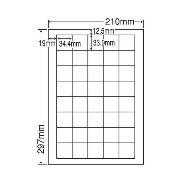 インクジェットプリンタ、レーザープリンタ、コピー機、熱転写プリンタに対応したシートカットのマルチタイプラベルです。購入単位：1セット500シート(100シート×5)配送種別：直送品 代引不可 返品不可 配送日時指定不可Yahoo 通販 OA...