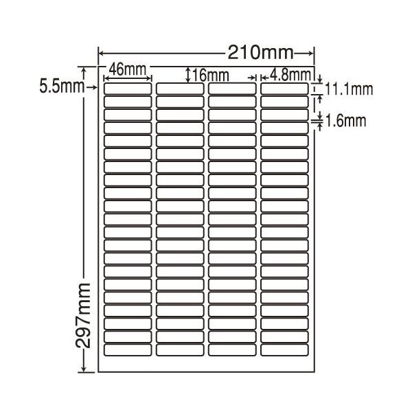 インクジェットプリンタ、レーザープリンタ、コピー機、熱転写プリンタに対応したシートカットのマルチタイプラベルです。購入単位：1セット500シート(100シート×5)配送種別：直送品 代引不可 返品不可 配送日時指定不可Yahoo 通販 OA...