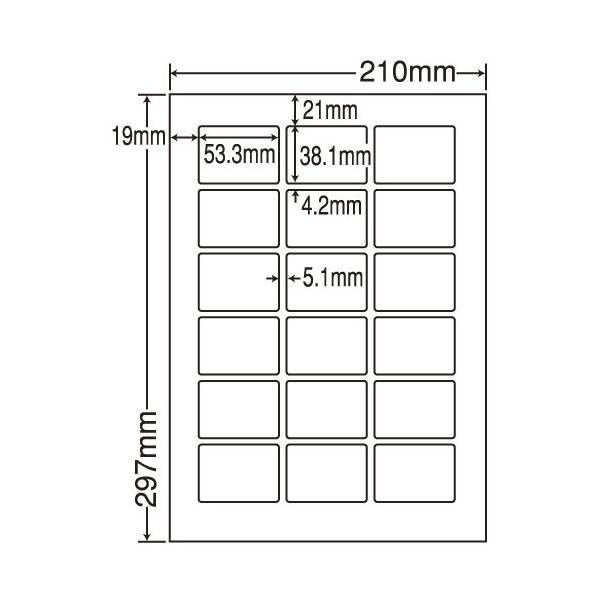 インクジェットプリンタ、レーザープリンタ、コピー機、熱転写プリンタに対応したシートカットのマルチタイプラベルです。再剥離タイプ購入単位：1セット500シート(100シート×5)配送種別：直送品 代引不可 返品不可 配送日時指定不可Yahoo...