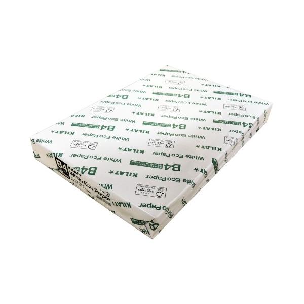 カラーでもモノクロでもくっきりキレイ！購入単位：1冊(500枚)配送種別：在庫品Yahoo 通販 OA用紙 コピー用紙 B4サイズ 白色度90％以上 ホワイトエコ（白色度95％） きらっと ほわいとえこぺーぱーB4さいず 1さつ 500まい...