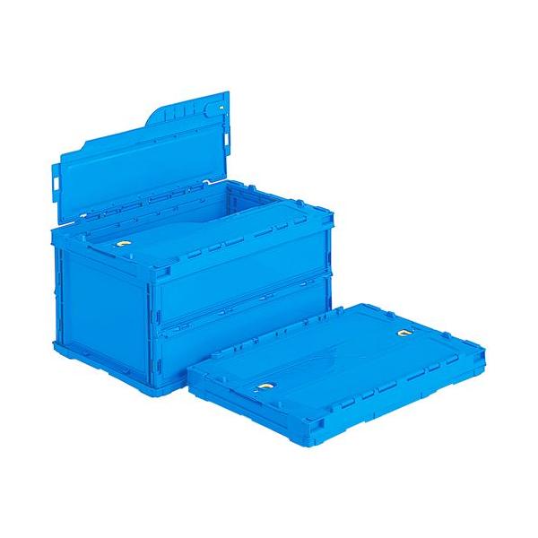 購入単位:1台4983049490420 梱包用品 作業用品 作業用コンテナ 作業コンテナ 折りたたみコンテナ おりたたみコンテナ 収納用品 オフィス収納 三甲 サンコー さんこー さんこう おりたたみこんてな ぺたんこ 40Ｌ ふたあり ...