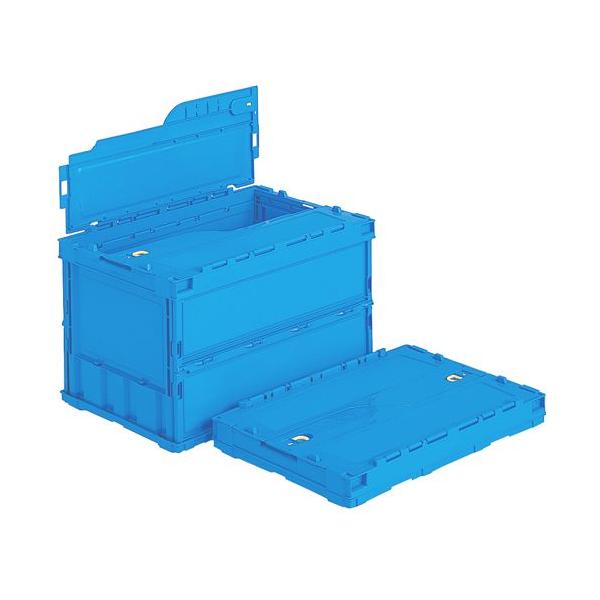 購入単位:1台4900000024746 梱包用品 作業用品 作業用コンテナ 作業コンテナ 折りたたみコンテナ おりたたみコンテナ 収納用品 オフィス収納 三甲 サンコー さんこー さんこう おりたたみこんてな ぺたんこ 50Ｌ ふたあり ...