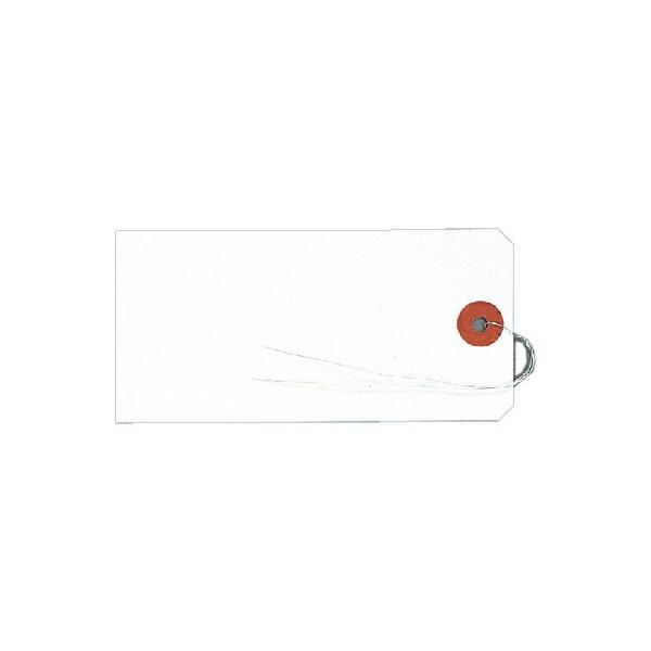 吊り下げ荷札。お得な業務用パック。購入単位：1セット(2000枚）配送種別：在庫品Yahoo 通販 梱包 作業用品 宅配袋 荷札 はりがねにふだ 6ごう 30×60mm 2000まい 1m6303 9R0396 吊り下げ荷札 吊下げ荷札 つ...