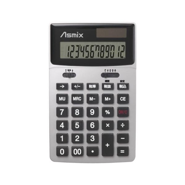 カラーでビジネスを成功させる！誠実な白電卓！購入単位：1台配送種別：在庫品Yahoo 通販 4522966523448 B12304 b12304 C1251S C1251 アスカ あすか Asmix asmix カラー電卓 電卓 でんたく...
