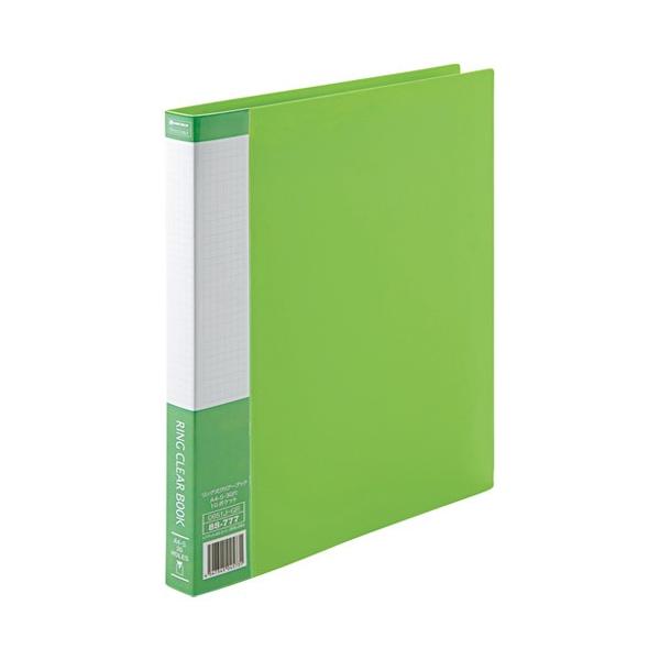 リーズナブルなクリアーブック差し替えタイプ！反射の少ないエンボスタイプのポケット。購入単位：1冊配送種別：在庫品Yahoo 通販 4547345045731 スマートバリュー リング式クリアーブック D051J-GR 緑1冊 すまーとばりゅ...