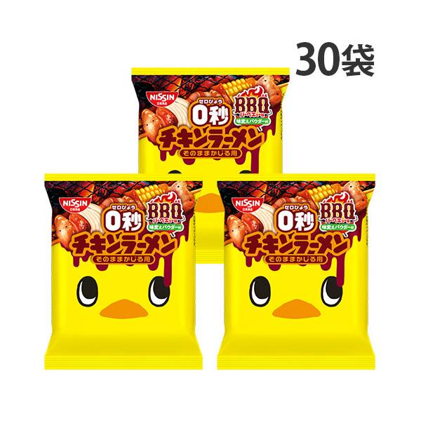 そのままかじる用に開発された、BBQ味のチキンラーメン！購入単位：1箱(30袋)配送種別：在庫品Yahoo 通販 4902105117071 FP6530 日清食品 0秒チキンラーメン BBQ味パウダー付 79g 30袋 食品 しょくひん ...