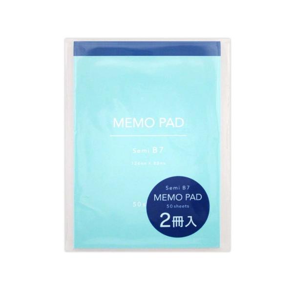 ちょっとしたメモ書きに。購入単位：1個配送種別：在庫品Yahoo 通販 4969757173725 HA0381 協和紙工 協和 Kyowa メモ帳 セミB7 50枚×2冊入 50枚 2冊入 2冊セット 2冊パック 34-252 34252...