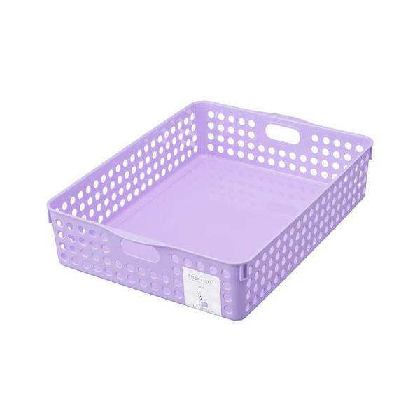 内観をそこねず、すっきり収納できるストックバスケット！購入単位：1個配送種別：在庫品Yahoo 通販 4905596469285 HA2279 イノマタ化学 ストックバスケット A4 ライトパープル 4570 生活雑貨 生活用品 雑貨 小物...