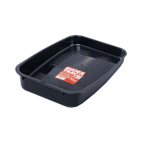 靴についた土や砂を床に落とさない。購入単位：1個配送種別：在庫品Yahoo 通販 均一 リビング・クローゼット 玄関小物 家具・収納 収納家具 玄関収納 スリッパ・シューズラック しゅーずとれー ぶらっく hc0191 HC0191