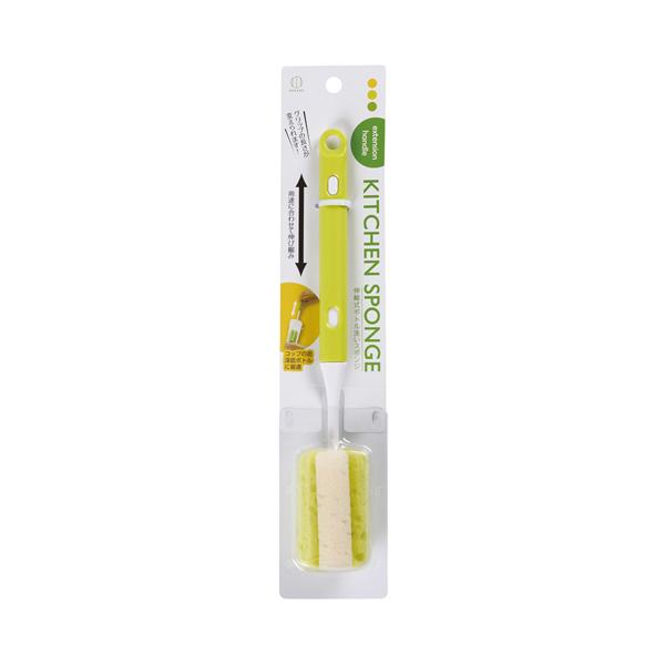 用途に合わせて持ち手部分が伸び縮み！コップからピッチャーまでこれ1本で！購入単位：1個配送種別：在庫品均一 4956810235759 3575 小久保工業所 こくぼこうぎょうしょ HC0918 小久保工業所 小久保 伸縮式ボトル洗いスポン...