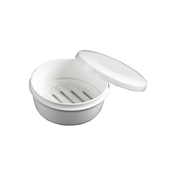 購入単位：1個4905596220664 イノマタ化学 イノマタ 携帯用 ソープケース 丸型 丸 石鹸入れ 石けん入れ 固形石鹸 固形石けん 石鹸 石けん せっけん ソープ ケース 水漏れしにくい 密閉タイプ スノコ付 スノコ ジム スパ ...