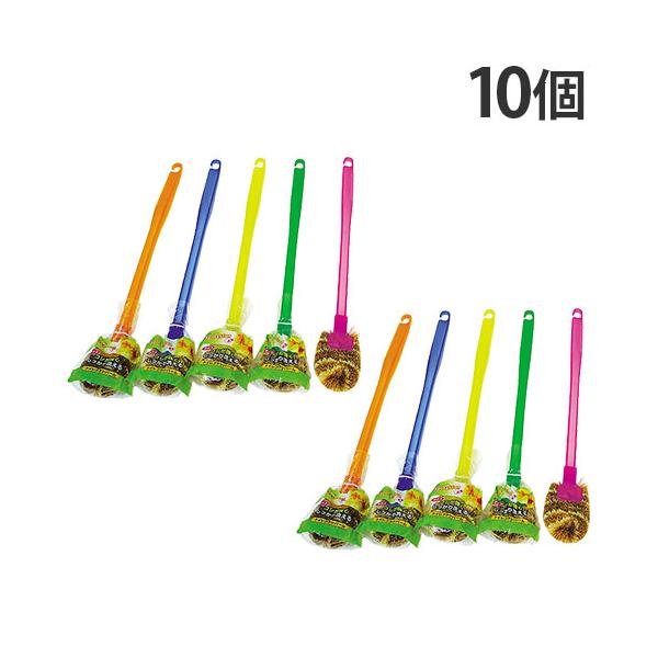コシの強い天然やしの実繊維使用！購入単位：1セット(10個)配送種別：在庫品Yahoo 通販 4986614810203 HC1149 オカザキ おかざき トイレブラシ パーム 10個 掃除用品 清掃用品 掃除道具 掃除用具 清掃道具 清掃...