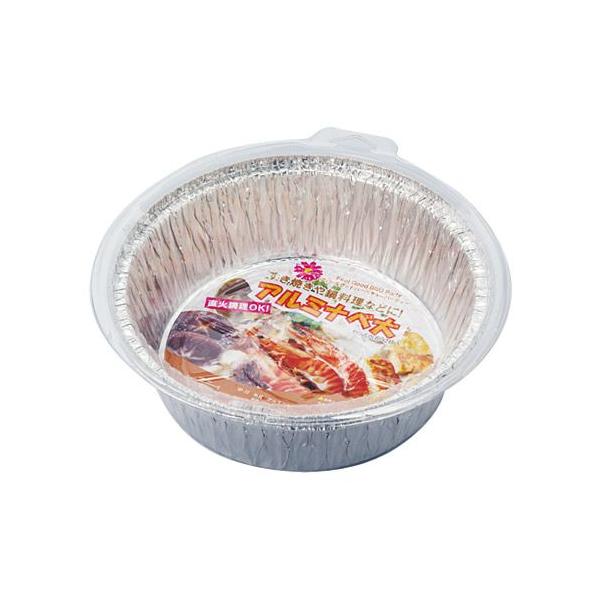 バーベキューにも鍋にも！購入単位：1個配送種別：在庫品均一 アウトドア・レジャー用品 夏季アウトドアグッズ バーベキュー用品 キッチン用品 レジャーグッズ 使い捨て食器・容器 あるみなべだい he0828 HE0828 アルミ 鍋 アルミナ...