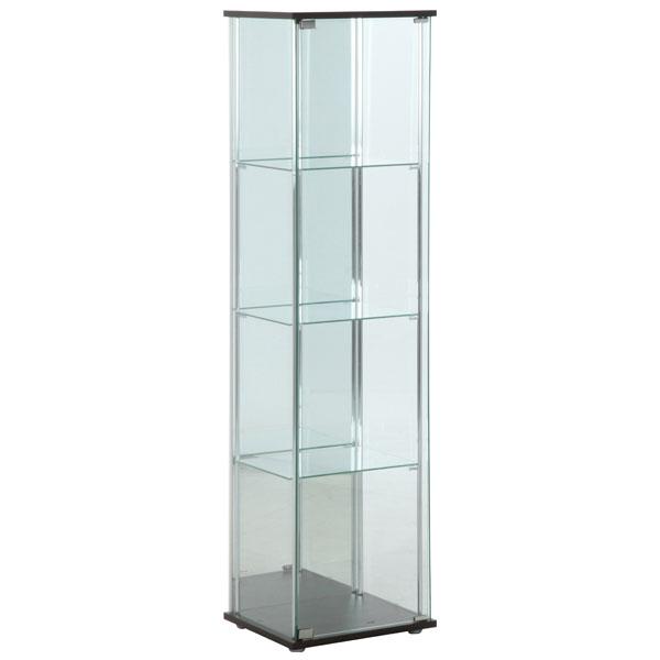 背面ミラーのガラスケース。購入単位：1台配送種別：直送品 代引不可 返品不可 配送日時指定不可Yahoo 通販 4953980960467 JF0586 不二貿易 ふじぼうえき FUJI ガラスコレクションケース 4段 背面ミラー ブラウン...