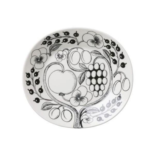 大きな楕円形が美しいアラビアのオーバルプレートが新登場。購入単位：1個配送種別：在庫品Yahoo 通販 6411800066662 JJ2666 ARABIA アラビア Paratiisi パラティッシ ブラック オーバル プレート 25c...